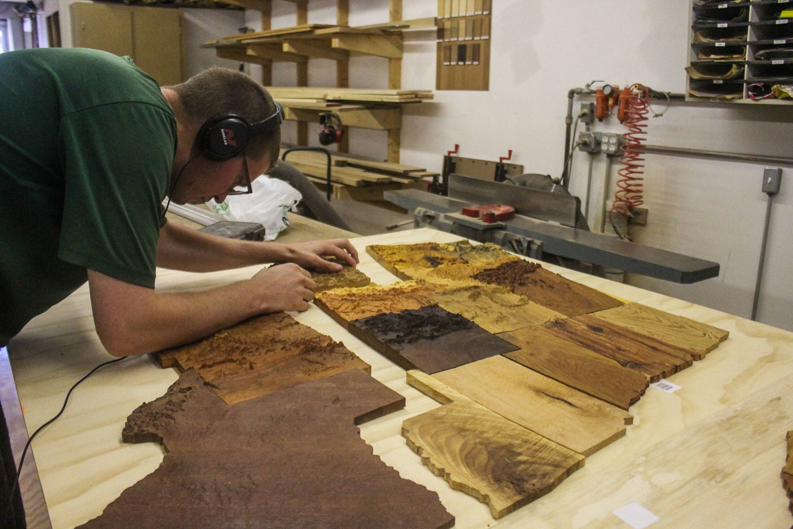 Wooden Topography - Saving Time in a Bottle